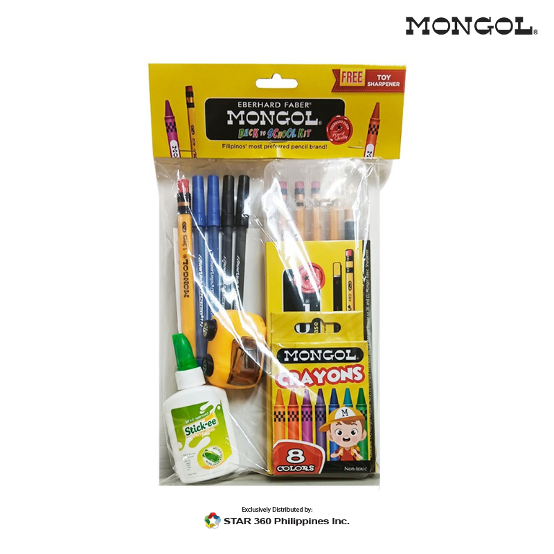 Mongol Back to School Kit with Toy Sharpener | Shopee Philippines