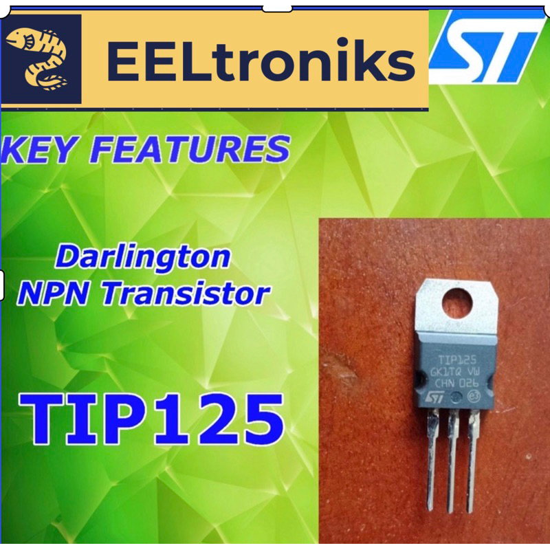 TIP125 TIP-125 TIP 125 DARLINGTON NPN TRANSISTOR | Shopee Philippines