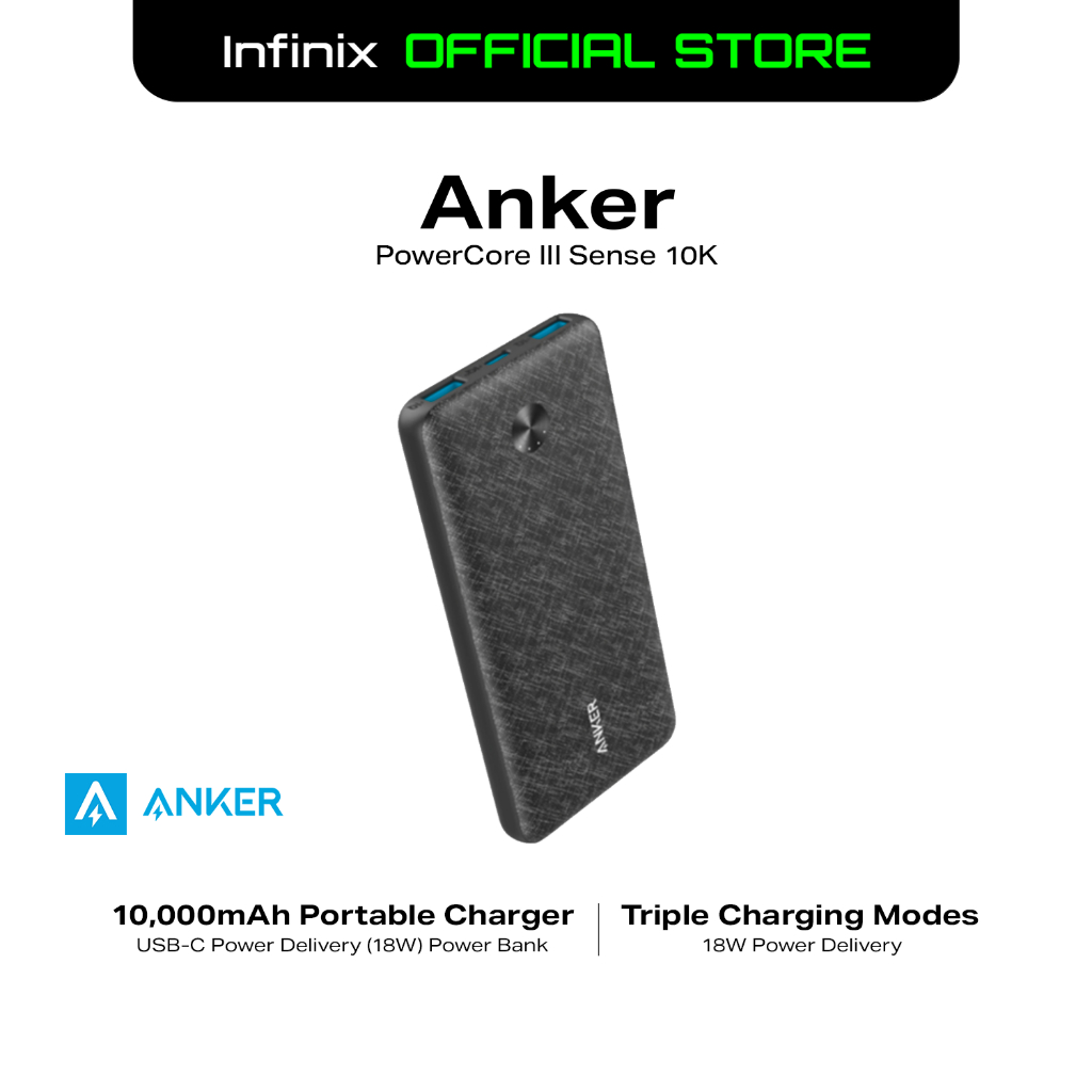 Infinix Anker PowerCore III 10K Powerbank | Shopee Philippines