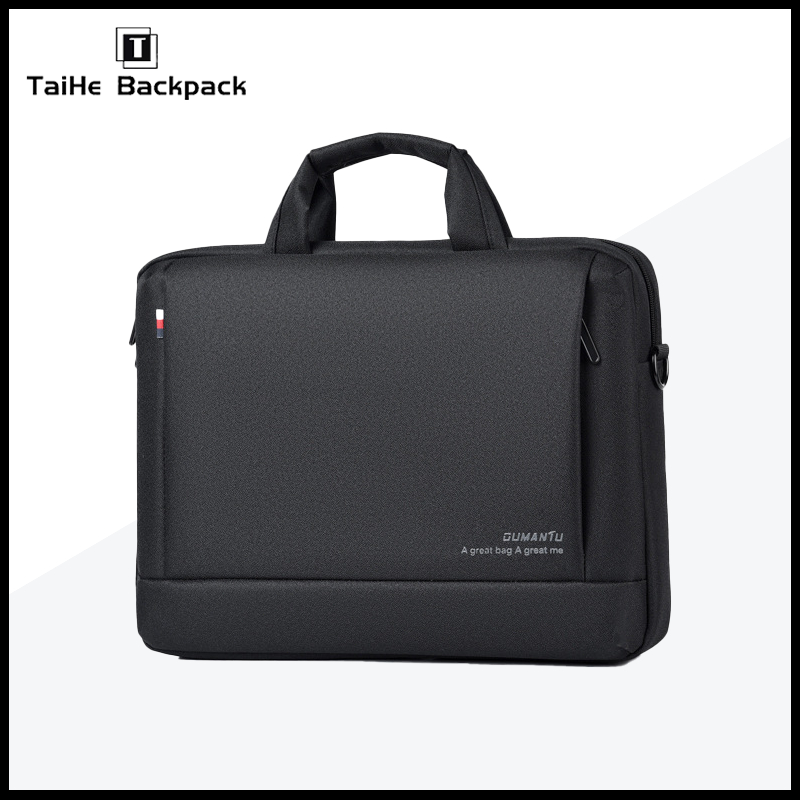 Men Business Laptop Bag 13 14 15 Inch Waterproof Notebook Bag Shoulder