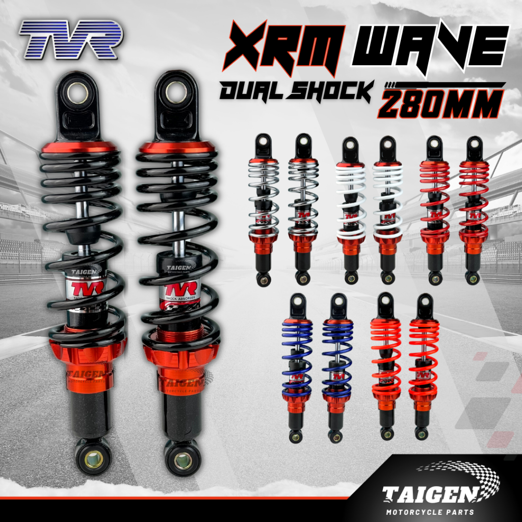 8937 TVR 280mm Xrm/Wave/Smash/Shogun/Vega/Crypton Dual Motorcycle Rear ...