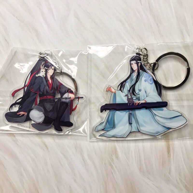 MDZS WangXian acrylic keychain set Wei Wuxian Lan Wangji Mo Dao Zu Shi ...