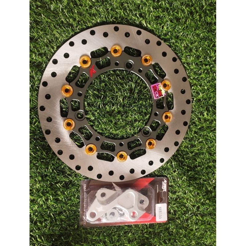 KING DRAG 260MM ALLOY FLOATING FRONT DISC WITH BRACKET NMAX V1 V2/AEROX V1 V2 | Shopee Philippines