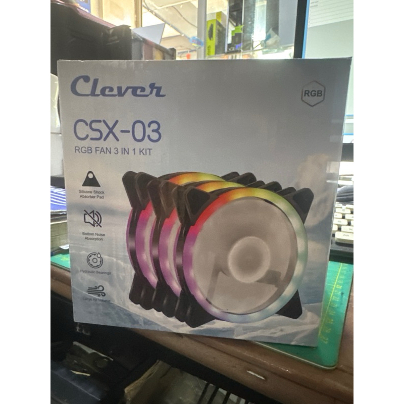 clever csx-03 rgb fan 3in1 kit | Shopee Philippines