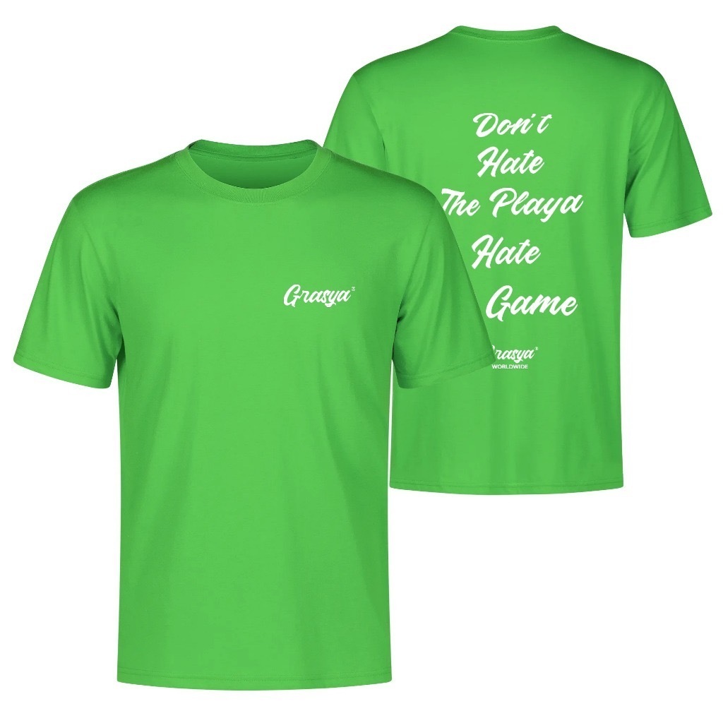 Grasya Worldwide Clothing Text Design "Don't Hate The Playa Hate The ...