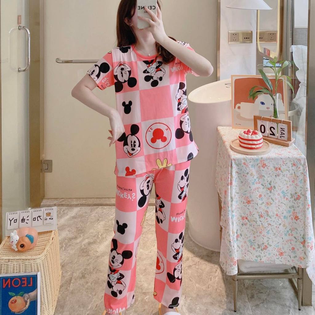 Terno Tshirt + Pajama Pambahay Adult Sleepwear Terno Pajama Kasya M-XL ...