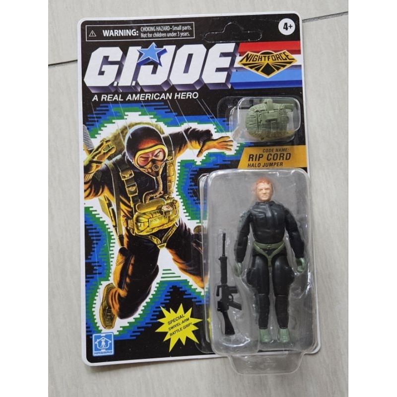 HASLAB GI JOE RIP CORD HALO JUMPER VINTAGE O-RING MODEL SKYSTRIKER ...