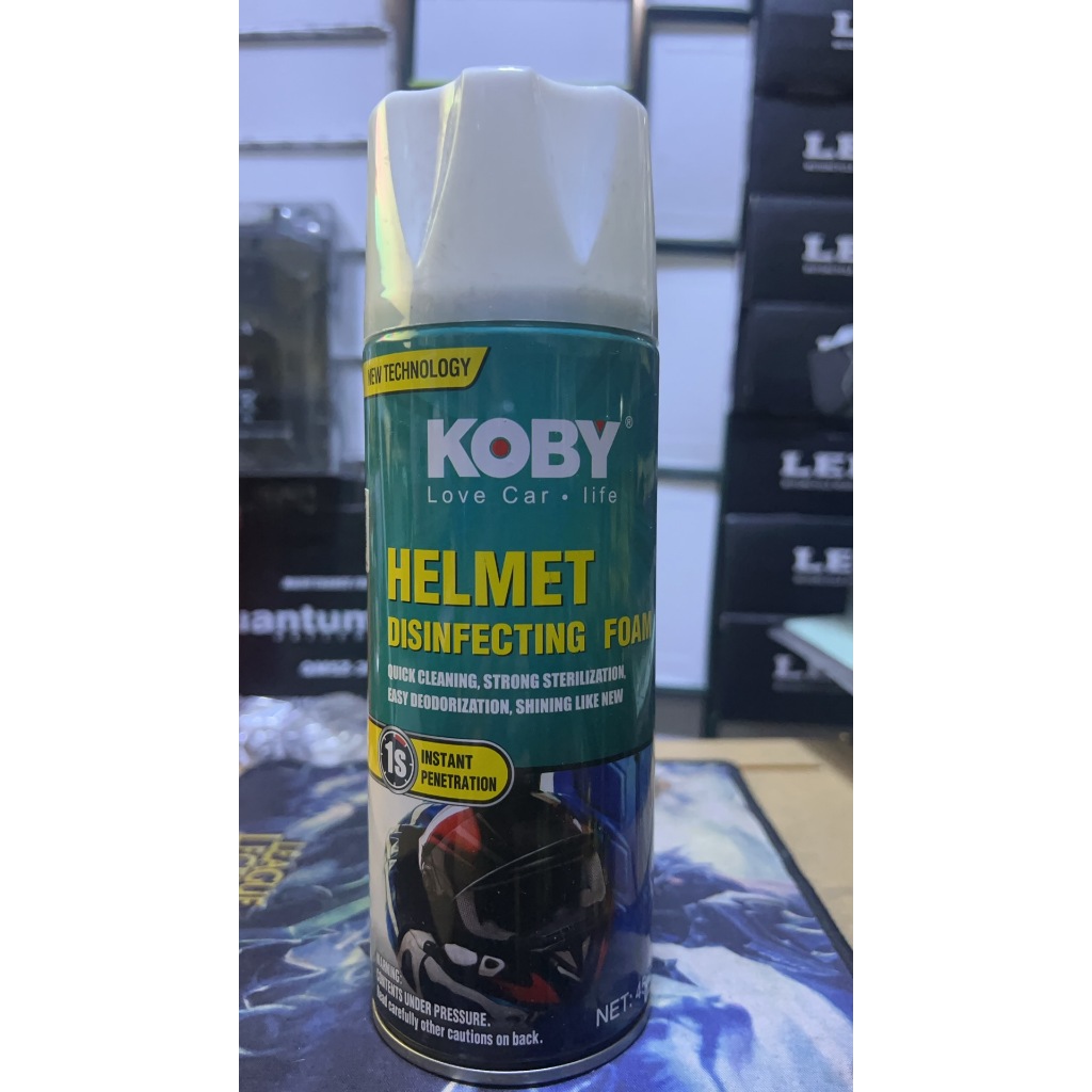 Koby Helmet Disinfecting foam (450ml/PC) | Shopee Philippines