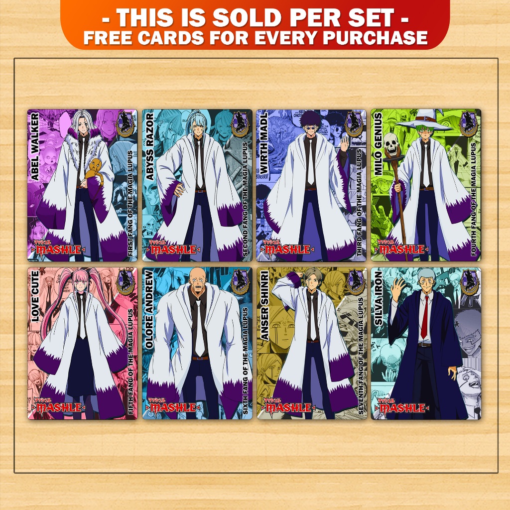 Mashle - Lang Dorm Photocard - [SOLD PER SET] | Shopee Philippines