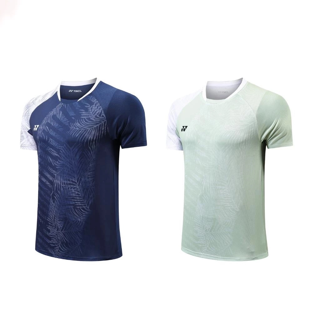 Yonex badminton suits men's tops short-sleeved quick-drying breathable competition suits #YT03 ...