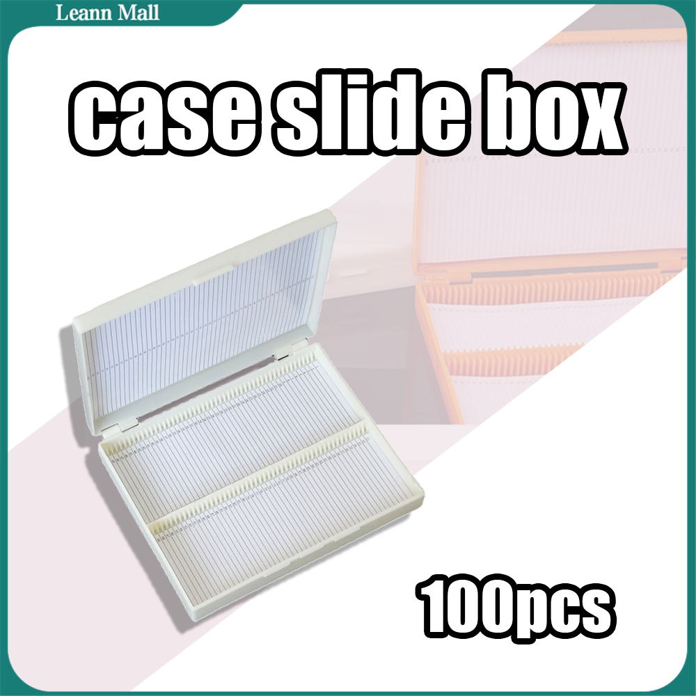 100Pcs Bio Slice Box Microscope Slide Box Slides Pathological Section ...