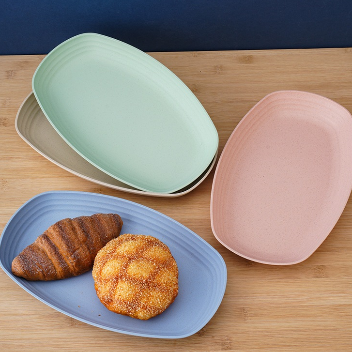Butterfly.phc 1pc 18cm Rectangular Fish Platter Wheat Straw Shatter ...