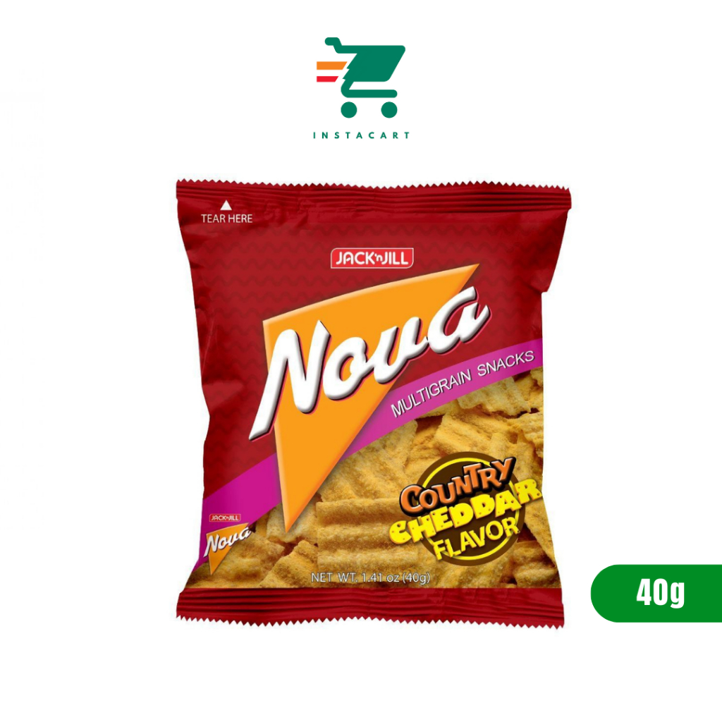 InstaCart Nova Multigrain Snacks Country Cheddar Flavor 40g | Shopee ...