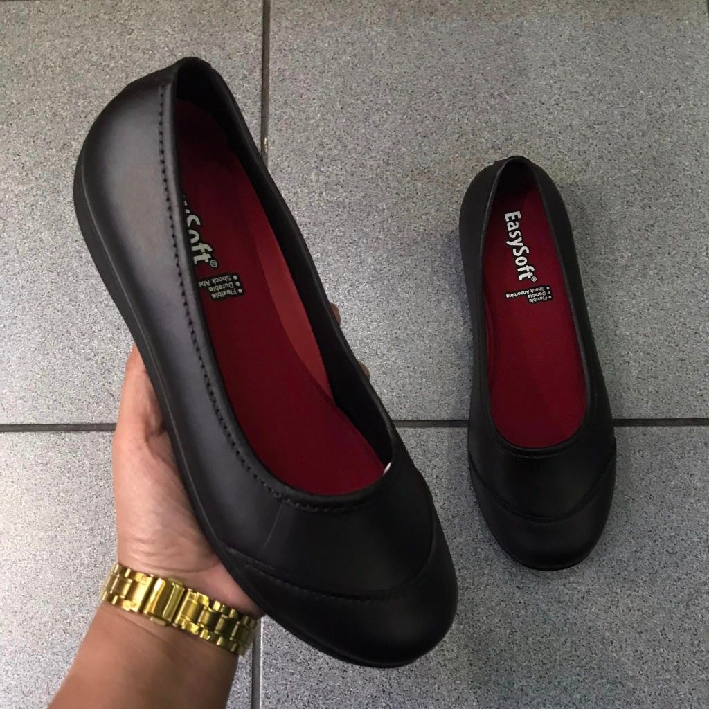 Easy Soft SANYA BLACK SHOES FOR LADIES | Shopee Philippines