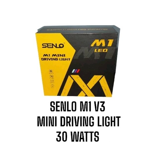 SENLO M1 V3 MINI DRIVING LIGHT | 30 WATTS | ALL WHITE | LOW WHITE HIGH ...