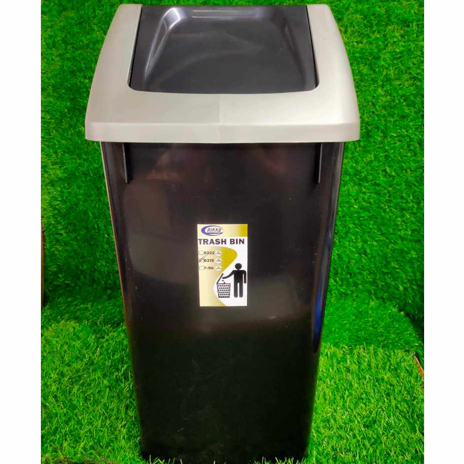 Trashcan 45L Square swing trash bin/trashcan/basurahan durable plastic ...