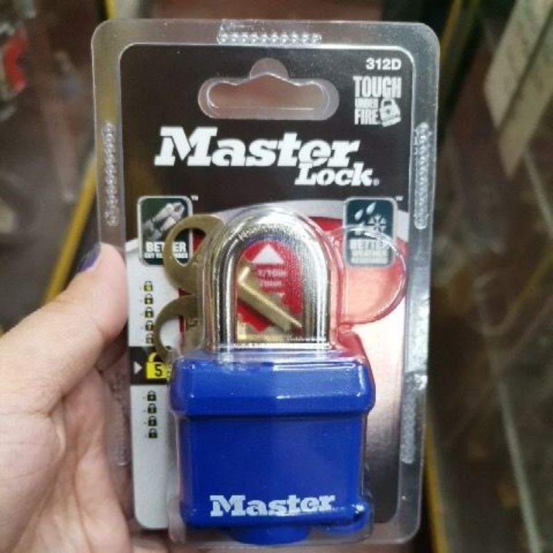 Mater Lock All Weather Padlock W/Xenoy Thermoplastic Cover 312-D (40mm ...