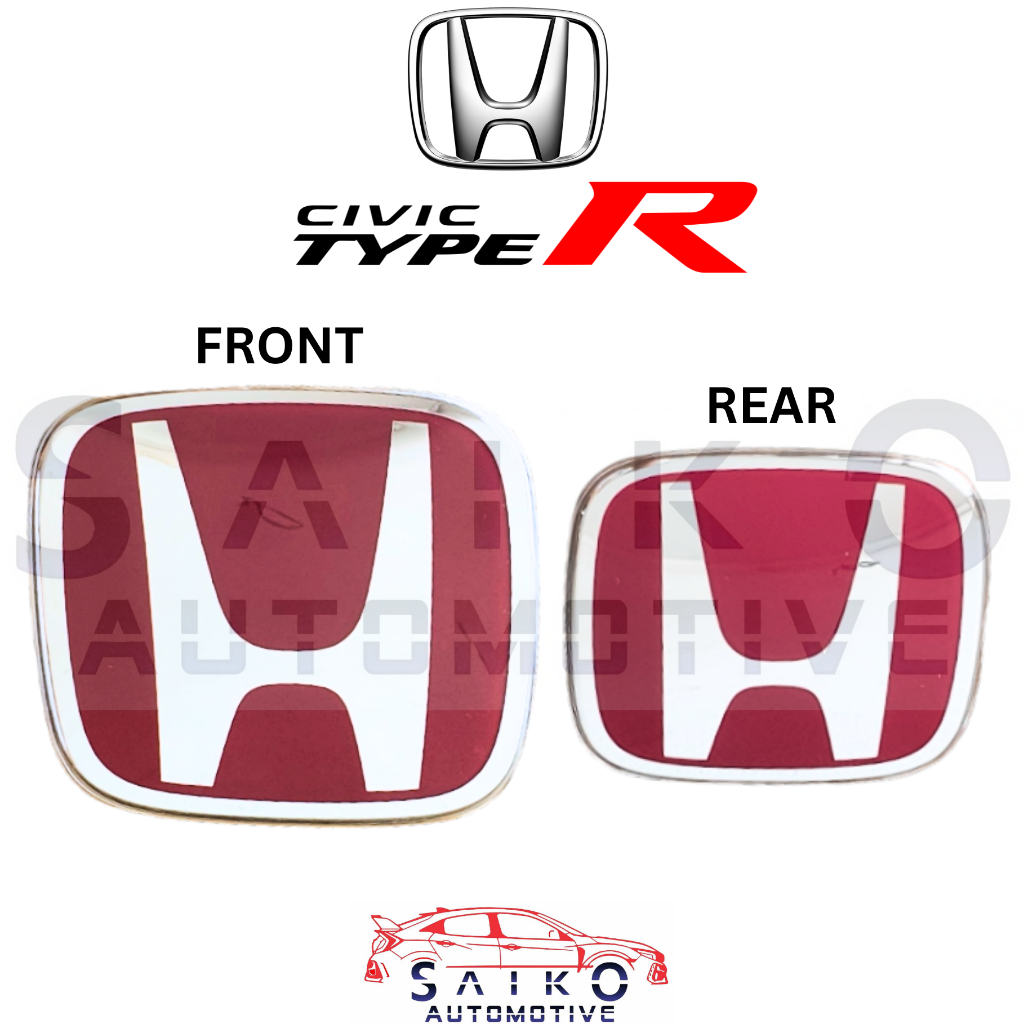 Honda Civic FE FL5 11th Gen 2022-UP Type R Red H Emblem | Shopee ...