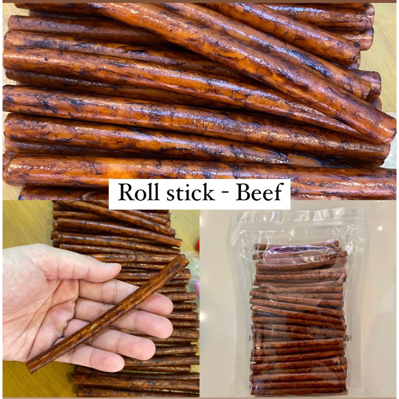 1KG Roll Stick - Beef flavor pet treats (approx. 90-92pcs) | Shopee ...
