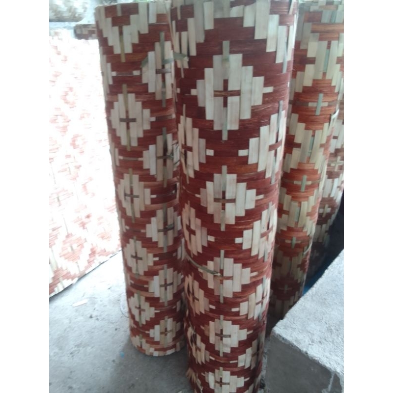 AMAKAN SAWALI real native Bamboo Wall/Decoration 10pcs set/size 4x8ft ...