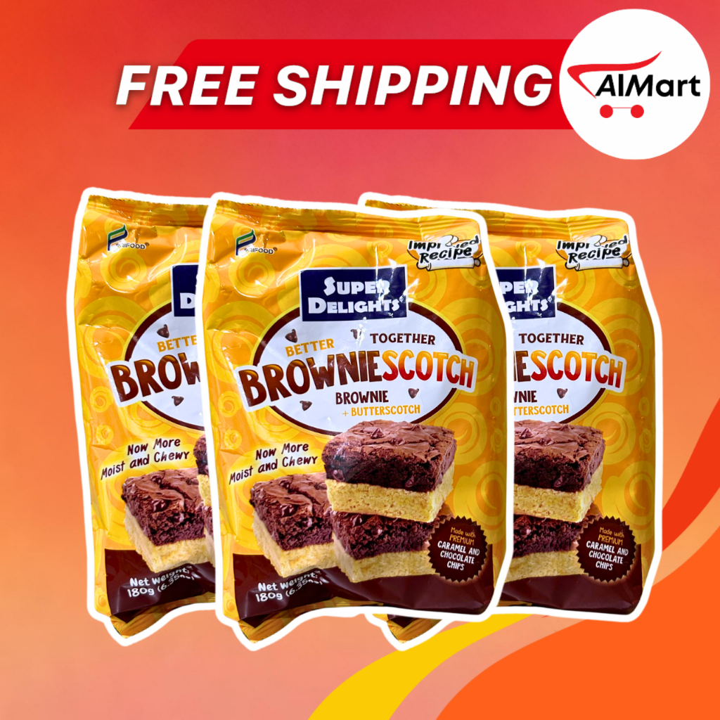 BUNDLE! (3 PCS) SUPER DELIGHTS BROWNIESCOTCH (200 GRAMS) | Shopee ...