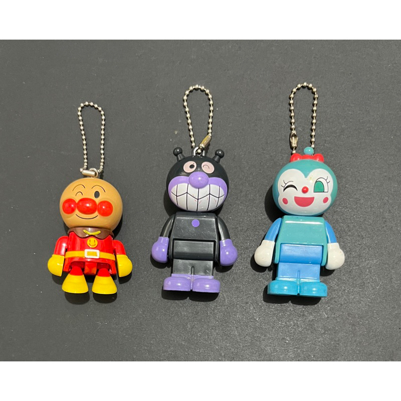 Bandai Characters Anpanman BaikinMan KokinChan Rollerpanna Keychains ...