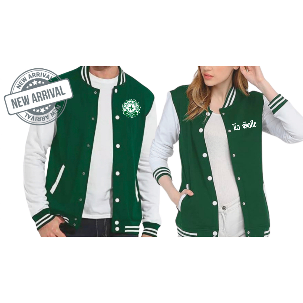 DLSU La Salle Varsity Oversized Jacket (Unisex) | Shopee Philippines