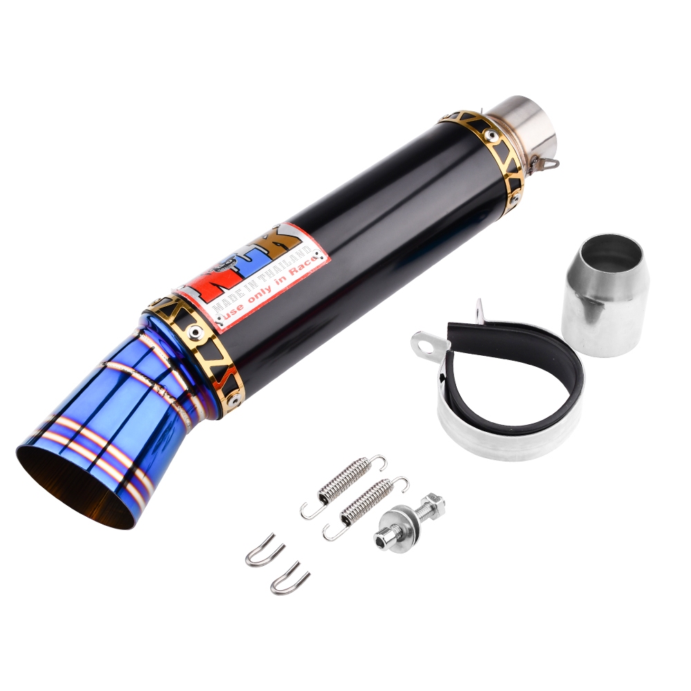 Spot 38-51mm Akrapovic Slant Exhaust Pipe Premium Stainless Steel ...