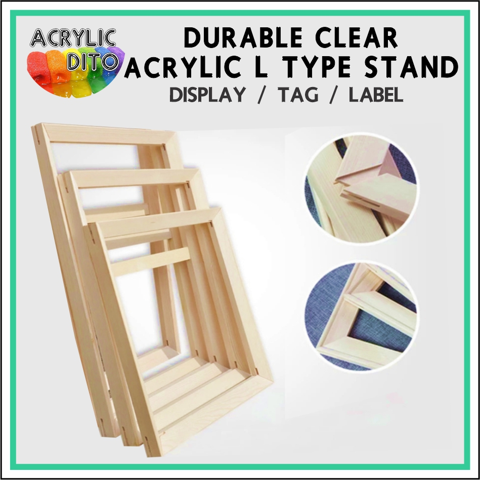 Wood Stick For Canvas / DIY ASSEMBLE STRETCH WOOD FRAME STICK DIY Paint ...