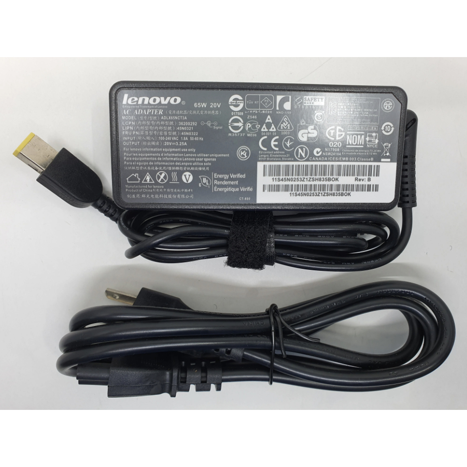 90W 20V 4.5A USB Laptop Charger for Lenovo Thinkpad X1 T440 E470 X250 ...
