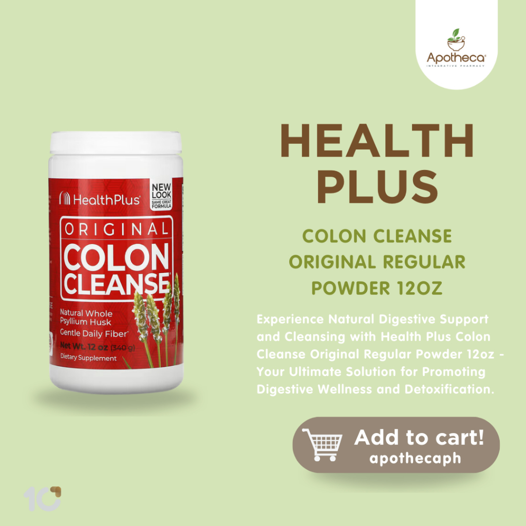 HealthPlus Colon Cleanse Original Regular Powder 12oz - Natural ...