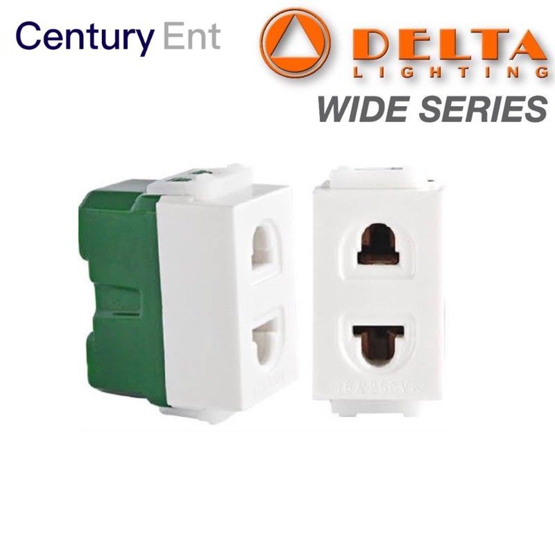 DELTA Universal Convenience Outlet Element CO | Wide Series | Shopee ...