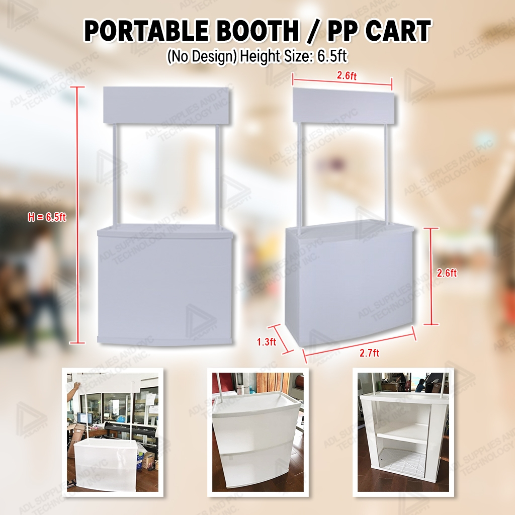 PORTABLE BOOTH / PP CART WITH FREE BLACK BAG | Shopee Philippines