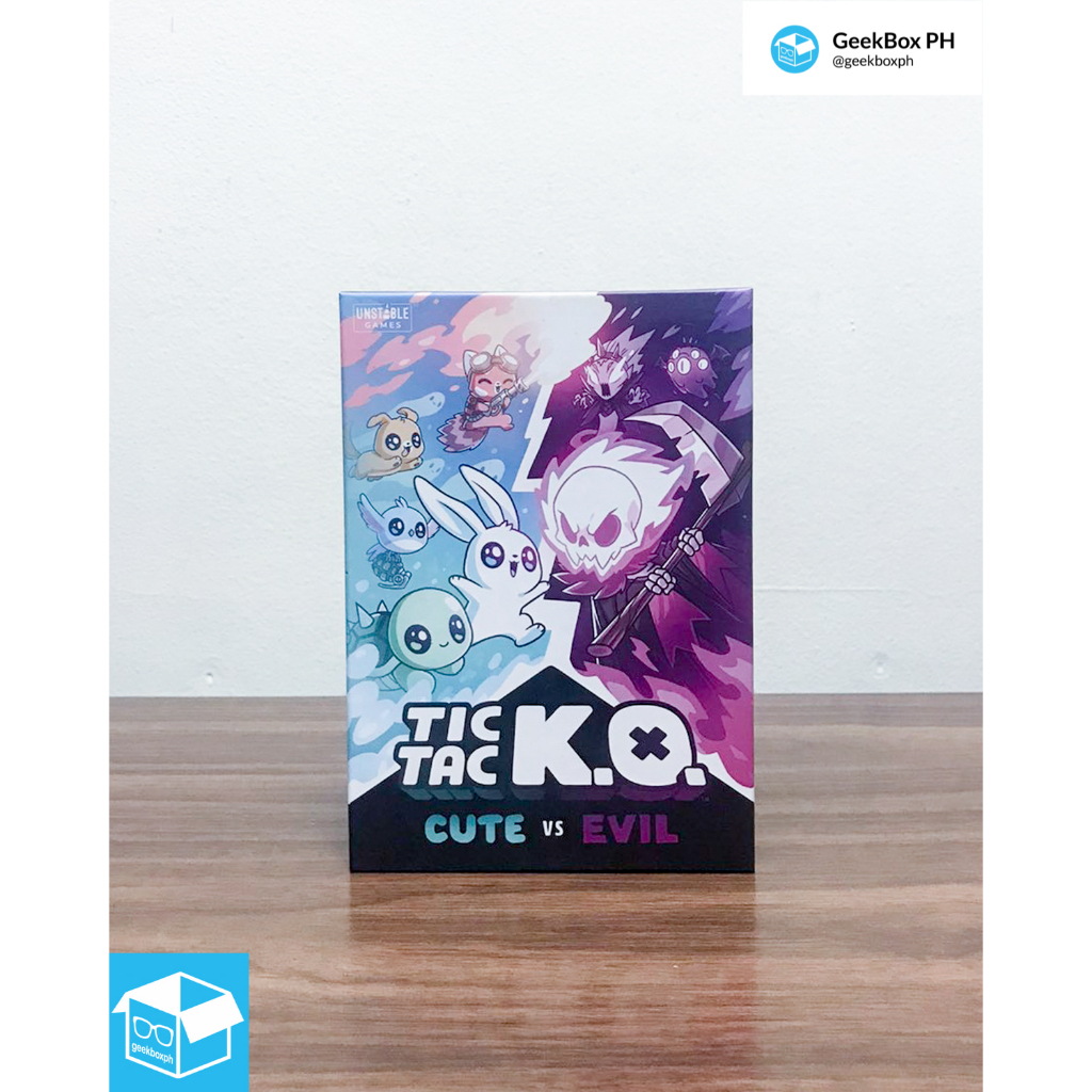 Tic Tac KO: Cute vs Evil Card Game | Shopee Philippines