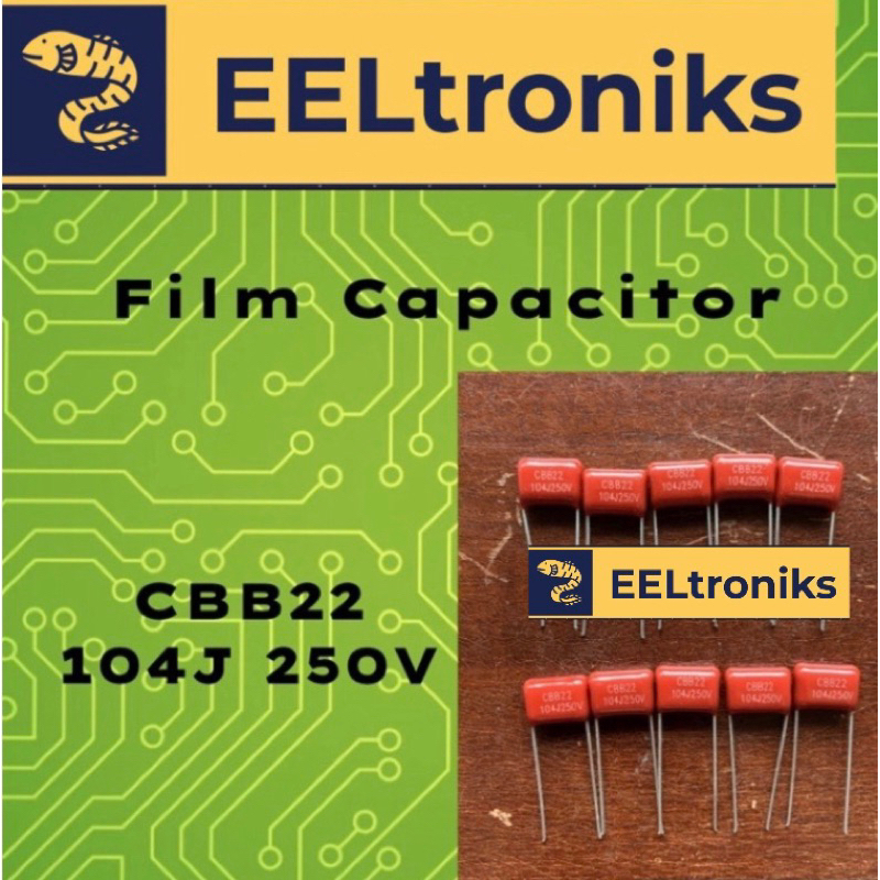 CBB22 104J 250V FILM CAPACITOR 10 PCS/ 40 PHP | Shopee Philippines