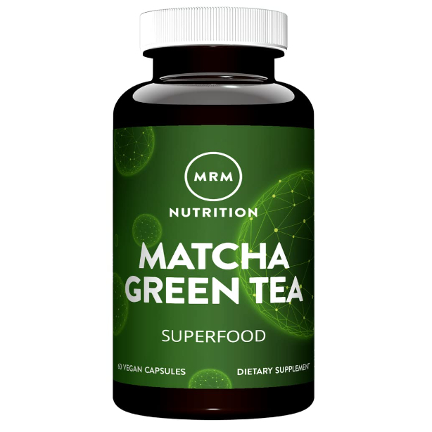 500 mg Matcha Green Tea Leaf Supplement Capsules by MRM Nutrition 60ct ...