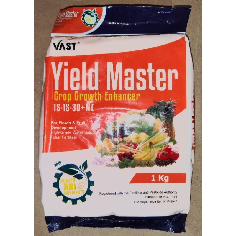Yield Master Crop Growth Enhancer - 1 Kilo / 15-15-30+ME / Foliar ...