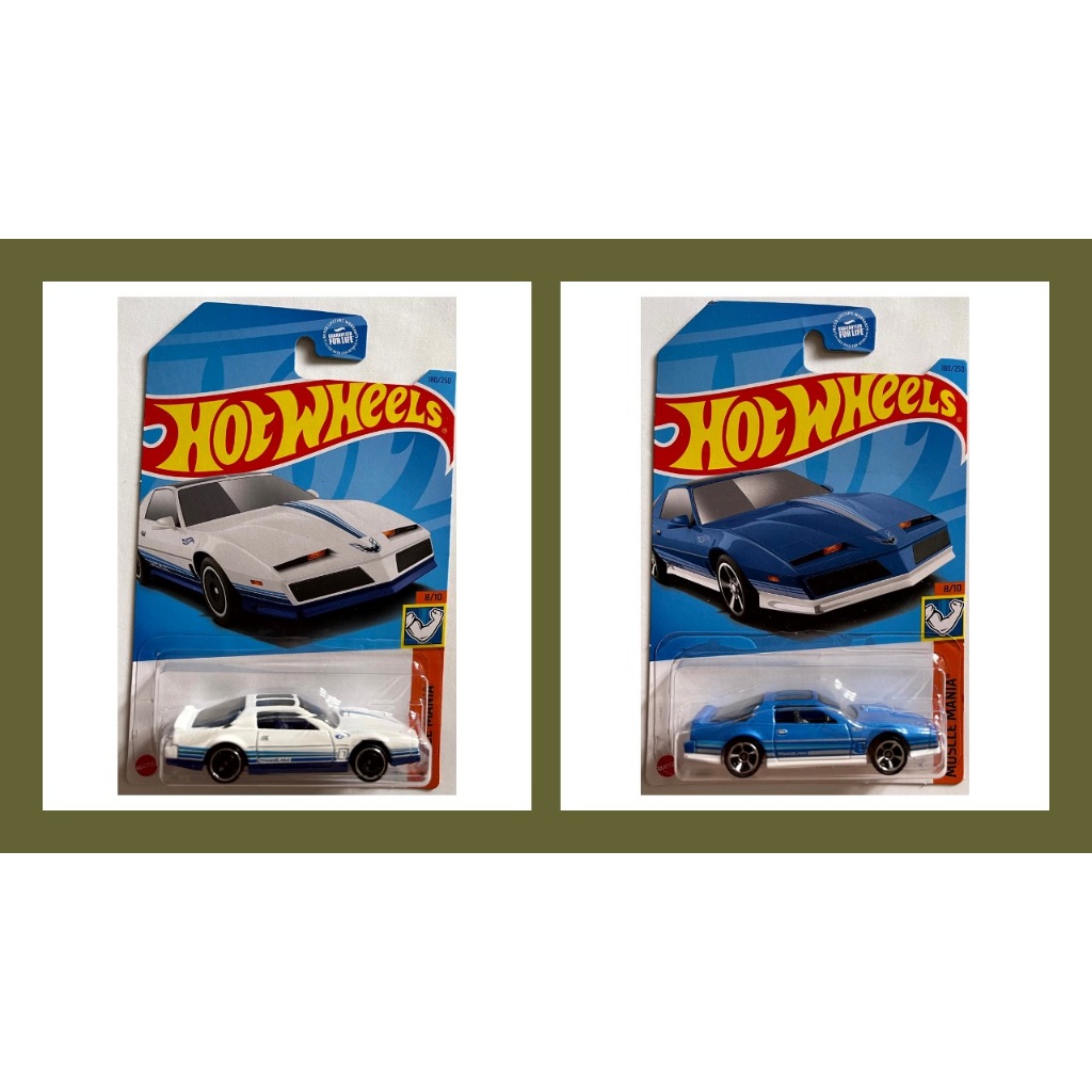 Hot Wheels -Muscle Mania - '84 Pontiac Firebird Blue & White (22 ...