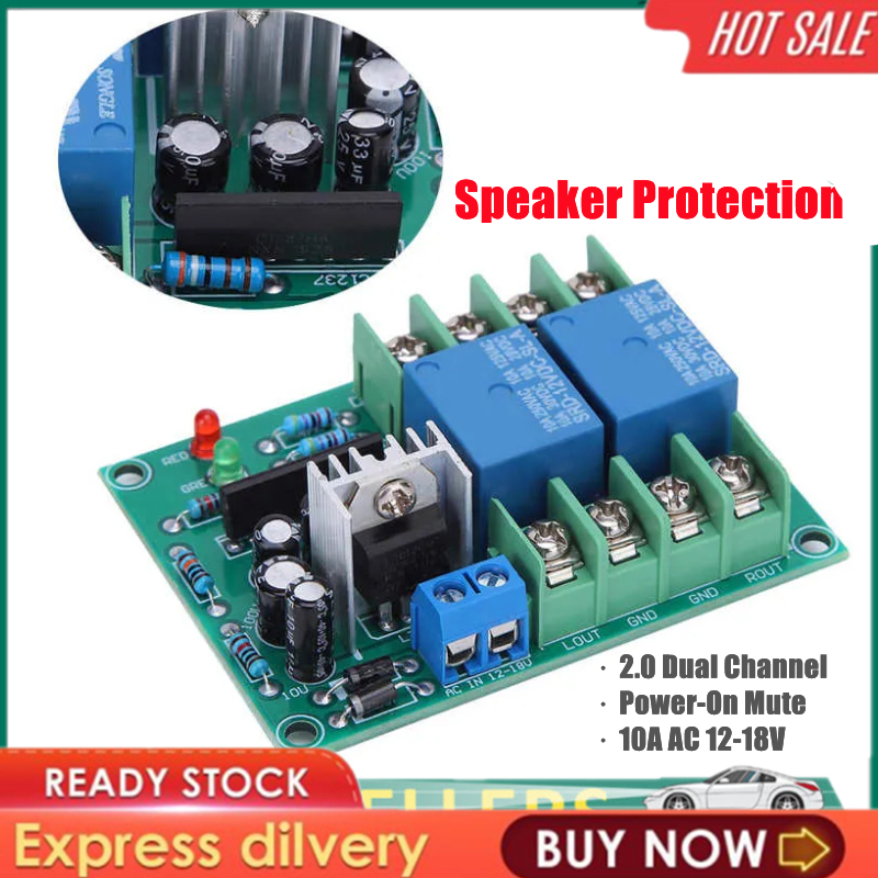 Audio Speaker Protection Board Boot Delay AC Protect Kit DIY Double ...