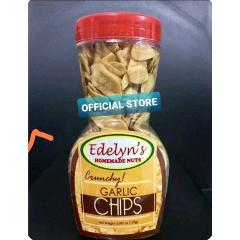 Edelyn's Garlic Chips 170grams | Shopee Philippines