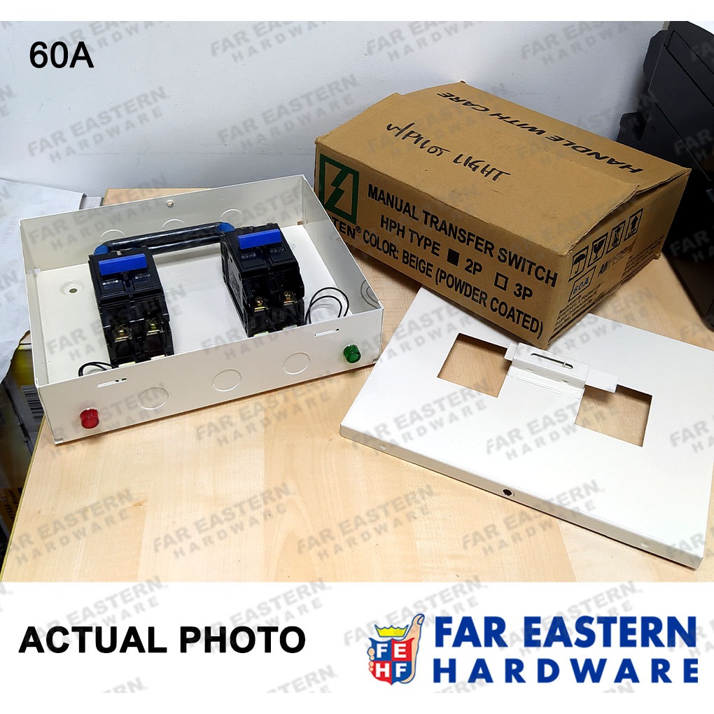KOTEN Manual Transfer Switch Electrical Safety Circuit Breaker 60A ...