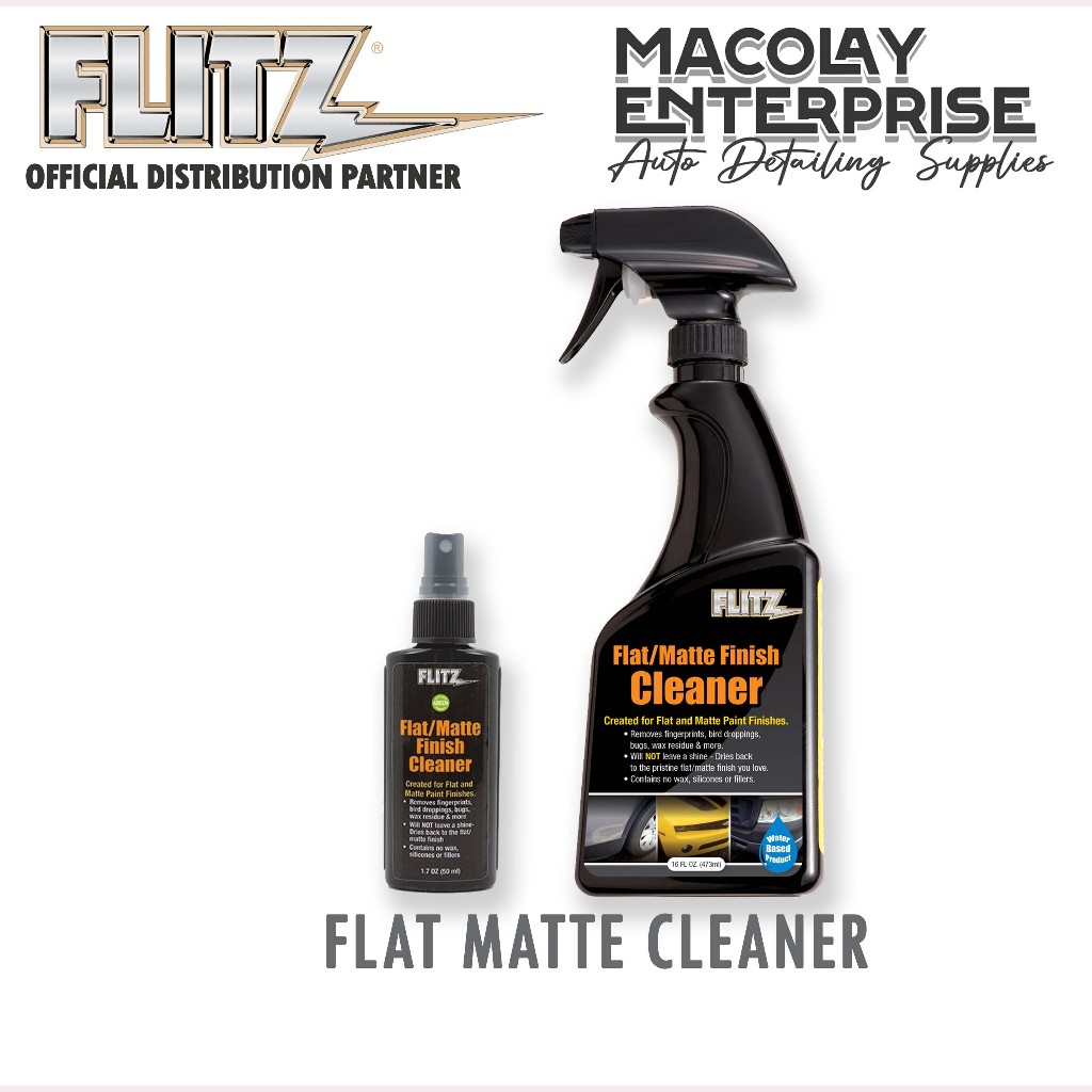 FLITZ Flat Matte Cleaner 50ml or 473ml Macolay Enterprise | Shopee ...