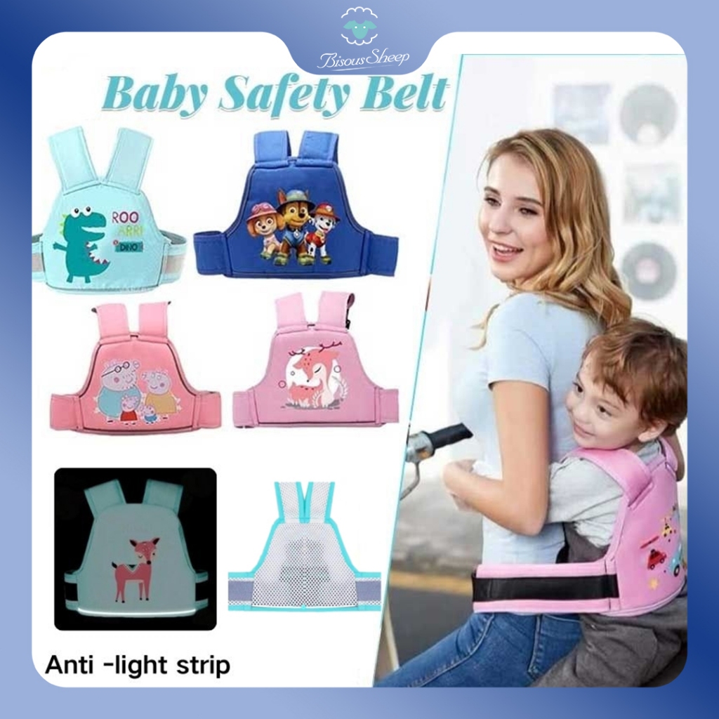 Motorcycle Safety Belt For Kids Bicycle Bike Safety Seat Belt Baby ...