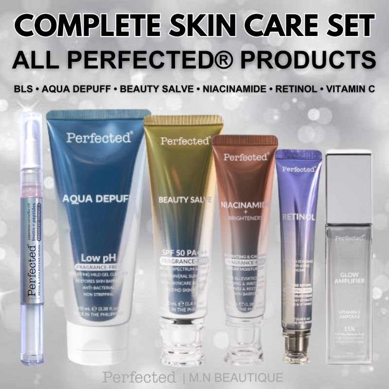 Perfected® Complete Skin Care Set (All Perfected® Products) | Shopee ...