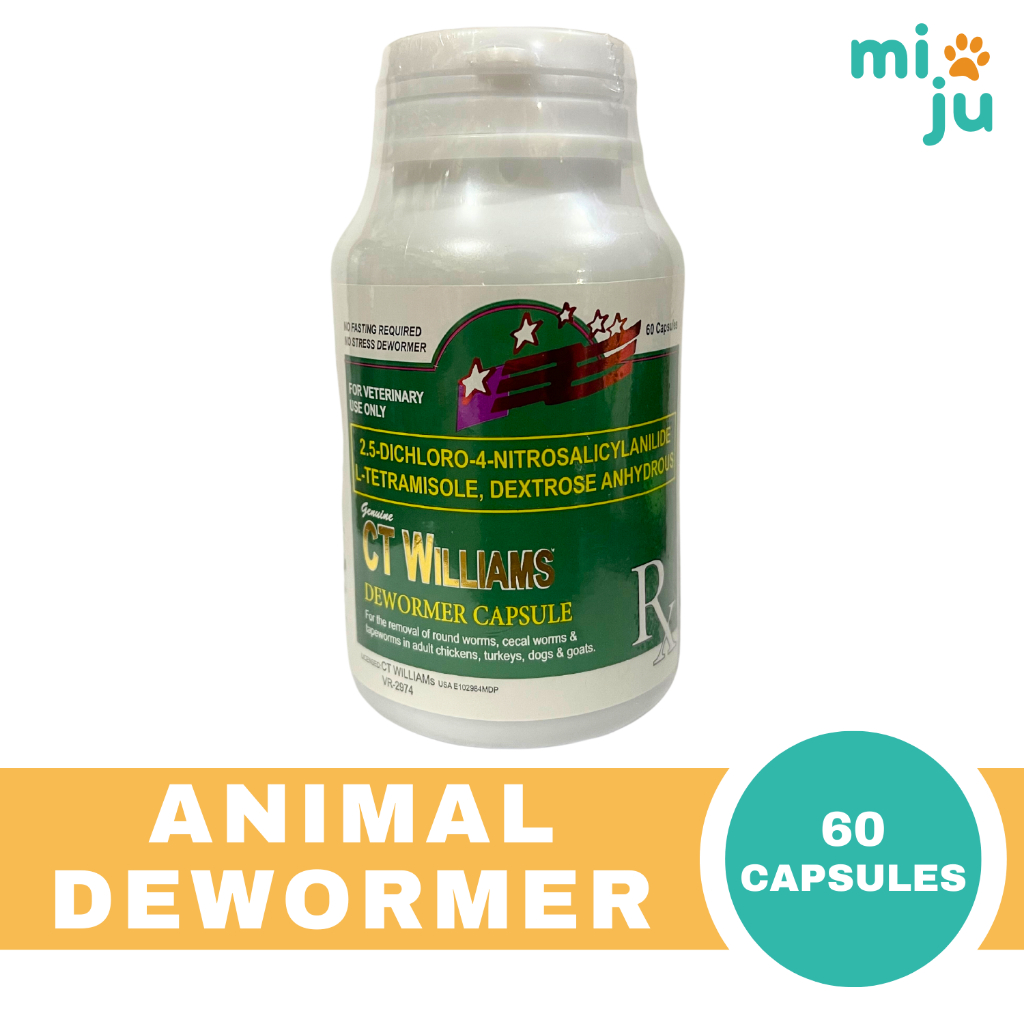 CT WILLIAMS - Dewormer Capsule (60 Capsules) | Shopee Philippines