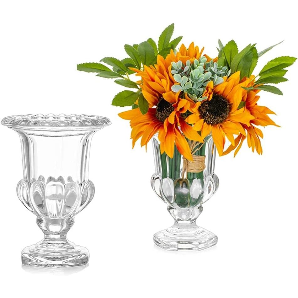 Clear Glass Vase #2574 Table Flowers Vase,for Wedding Decrations and ...