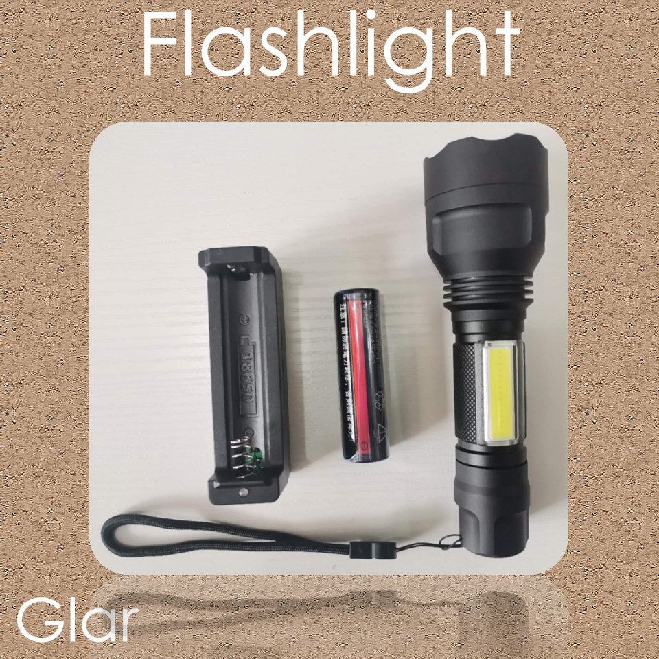 Wonder Makers Flashlight Glare Bright FlashlightRechargeable Flashlight ...