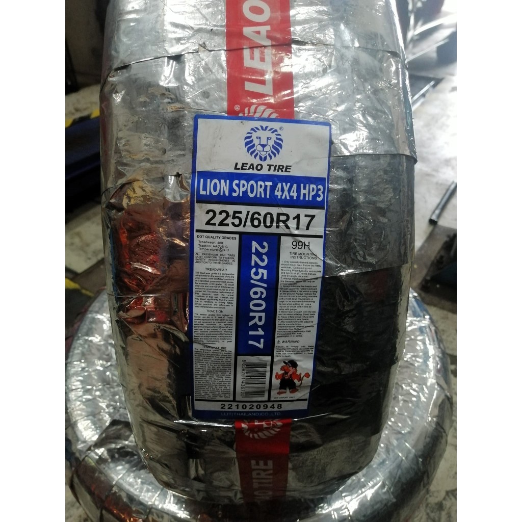 225/60 R17 Leao Tire Thailand | Lion Sport, LS HP3, LS 4x4 HP3 (225/60R17) | Shopee Philippines