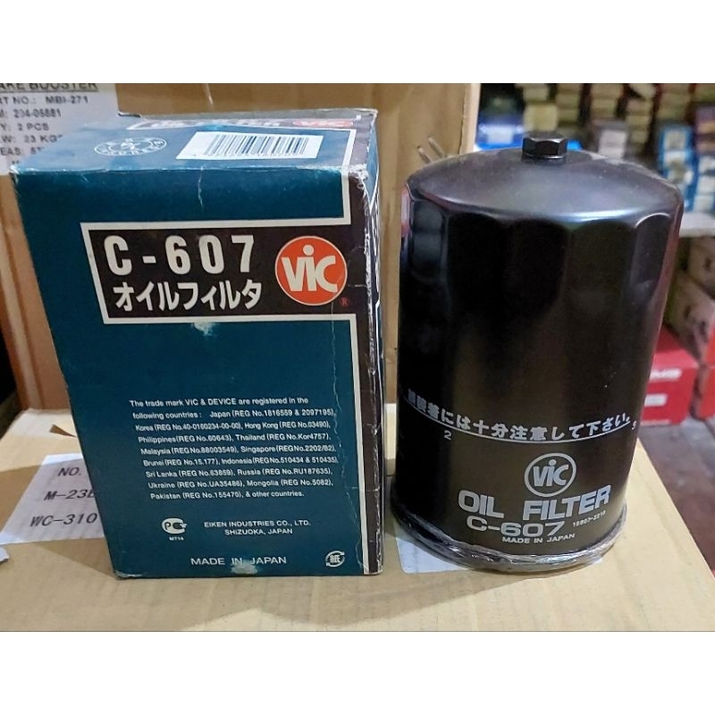 C-607 OIL FILTER TOYOTA ACE , DYNA 2010 VIC ORIGINAL | Shopee Philippines