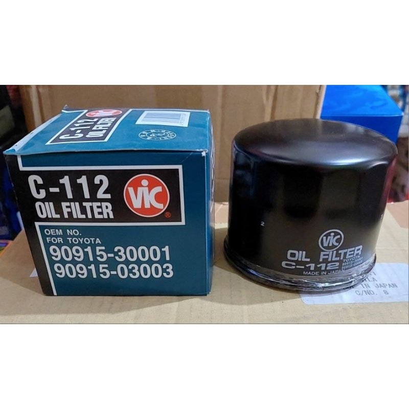 C-112 OIL FILTER TOYOTA TAMARAW FX 2C DIESEL VIC ORIGINAL | Shopee Philippines